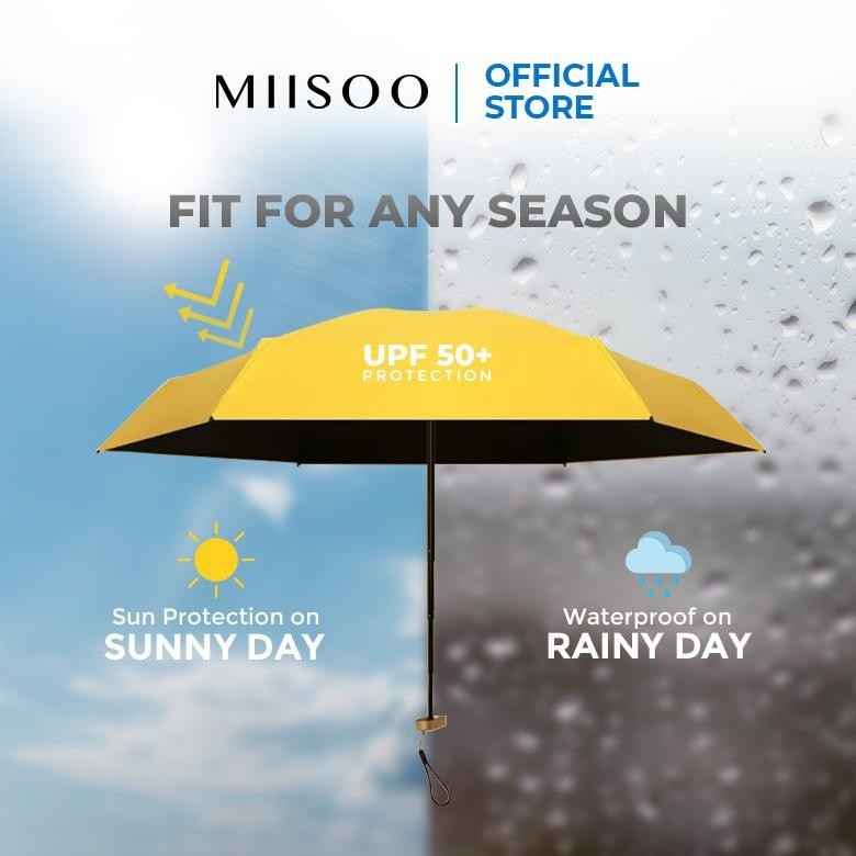 Jual Viral Miisoo Mini Pocket Umbrella Upf50 Payung Mini Payung Saku ...