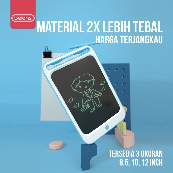 Jual BEIENS TABLET LCD WRITING PAD PAPAN TULIS GAMBAR BOARD DRAWING TAB ...