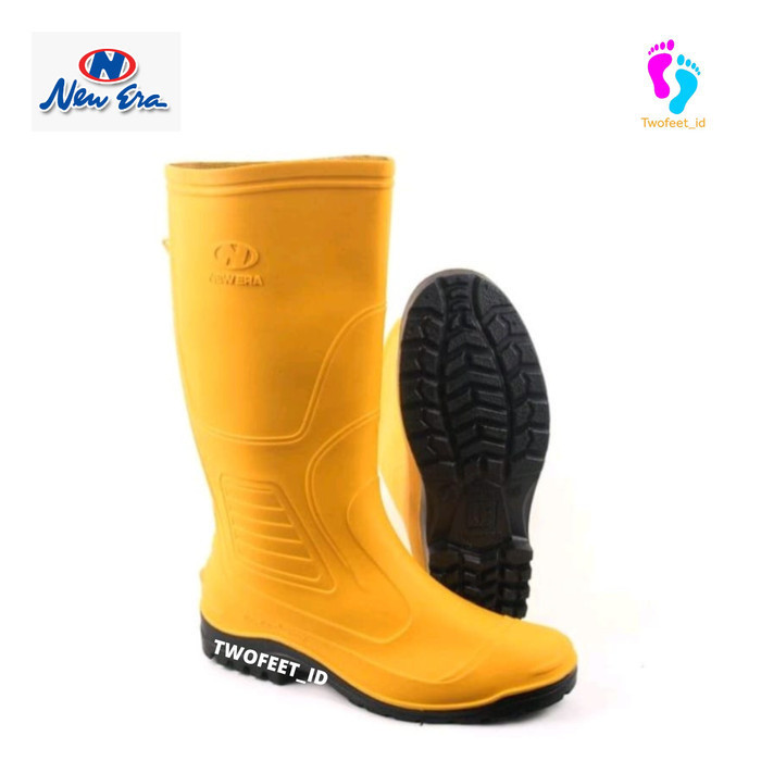 Jual Sepatu Boot Panjang New Era Kuning Size 38 - 43 - Sepatu Boot ...