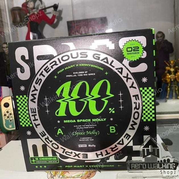 Jual Mega Space Molly Series 02 2 V2 Size 100% - Popmart Pop Mart ...