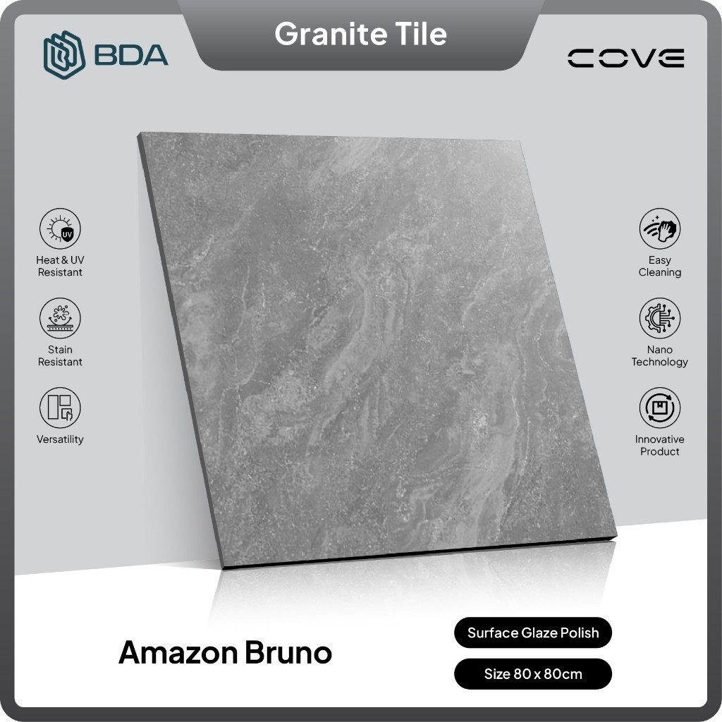 Jual BDA Granite Tile Granit 80x80 Keramik Lantai Keramik Dinding ...