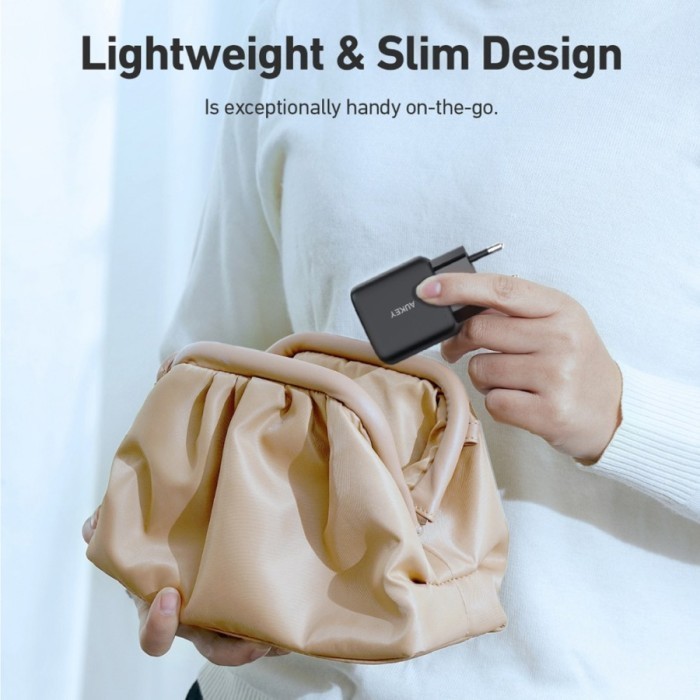 Jual AUKEY Adapter Charger Type C 25W PD 3.0 Fast Charging kepala Charger Usb C ( PA-R1A-BK ...