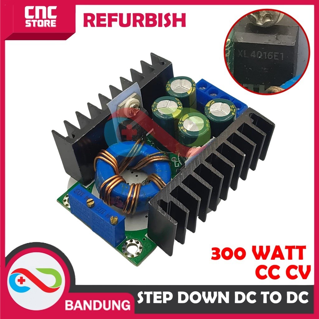 Jual STEP DOWN 9A 300W CC CV BUCK CONVERTER 5-40V TO 1.2-35V REFURBISH | Shopee Indonesia