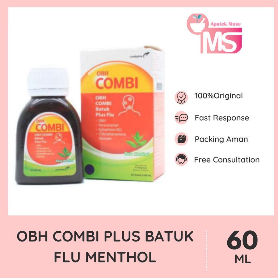 Jual OBH COMBI PLUS BATUK FLU MENTHOL 60 ML | Shopee Indonesia