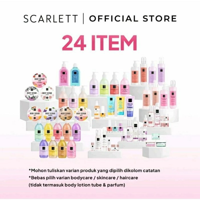 Jual SCARLETT PAKET RESELLER ISI 10 PCS | Shopee Indonesia