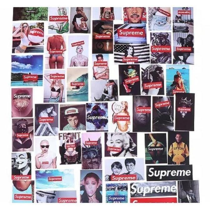 Jual Stiker Supreme graffiti car laptop skateboard guitar decal ...