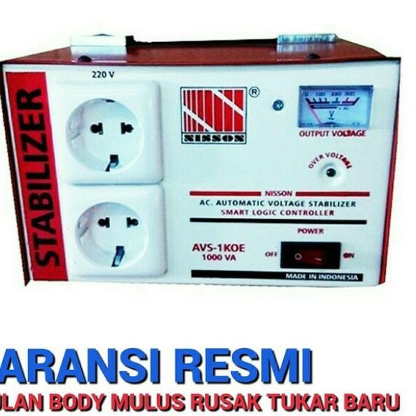 Jual Stabilizer 1000 Watt Stavolt Nisson Avs 1Koe Terbaru | Shopee ...