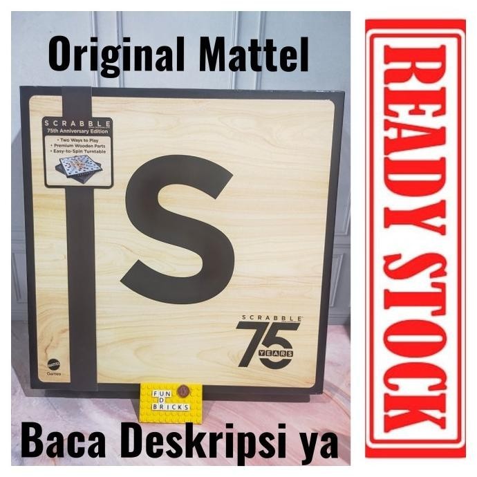 Jual Mattel Scrabble 75th Years Board Game | Shopee Indonesia