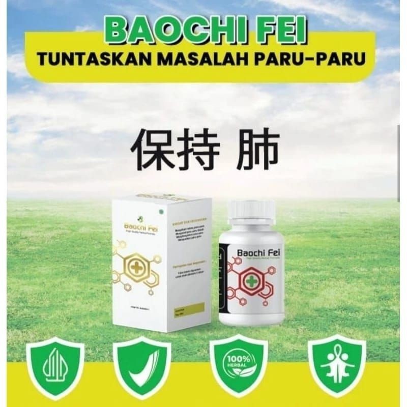 Jual BAOCHI FEI ORIGINAL ISI 30 KAPSUL - MENGATASI MASALAH PERNAFASAN ...