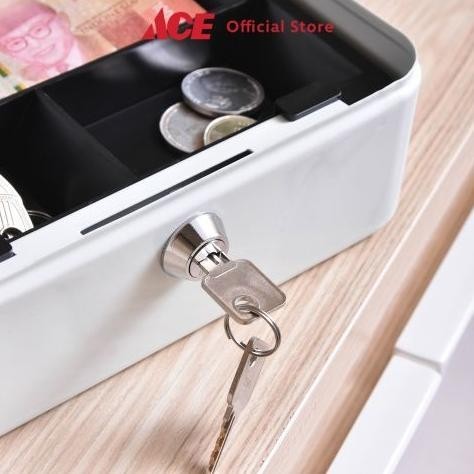 Jual Mega Sale Ace Krisbow 20 Cm Cash Box Ts0030 - Putih Tempat Uang ...