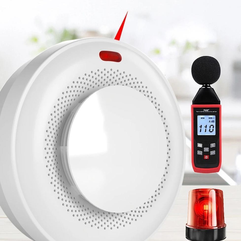 Jual DFG Avvic Smoke Detector Fire Alarm Photoelectric Sensor Kebakaran ...