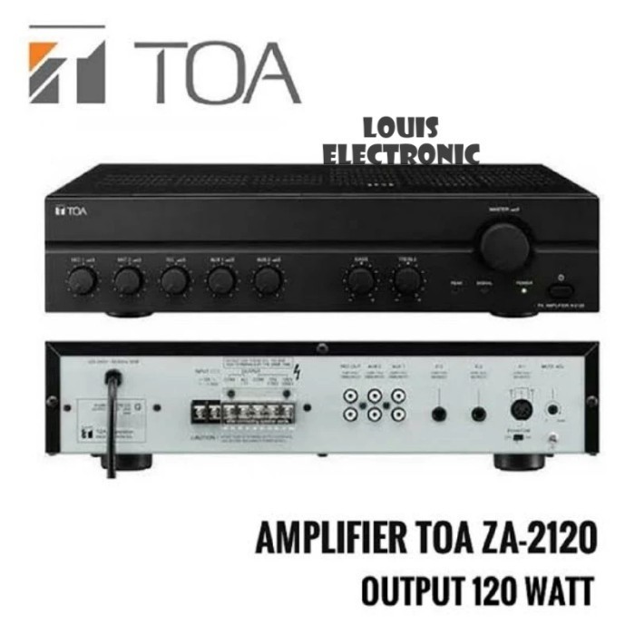 Jual Terlaris!! Amplifier Toa Za-2120 Za2120 Za 2120 Power Ampli Toa 120 Watt Original | Shopee ...