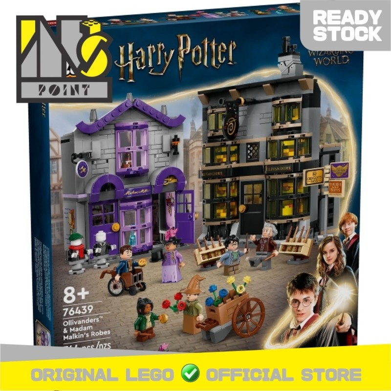 Jual LEGO 76439 - Harry Potter - Ollivanders & Madam Malkin's Robes ...