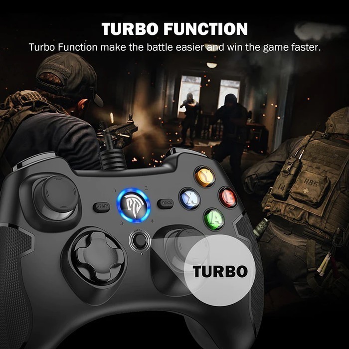Jual Zptr Gamepad Wired Gaming Controller Dualshock For Android Pc Ps3 ...