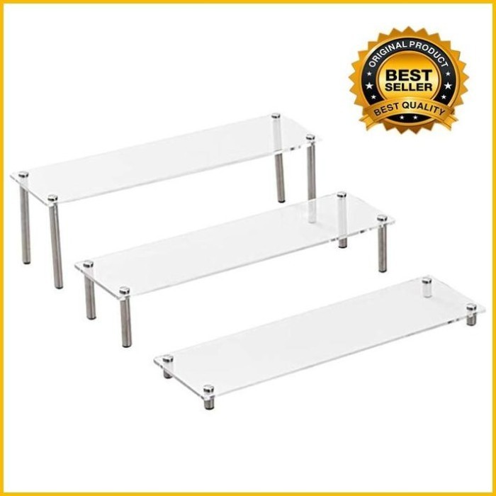 Jual Pajangan Makanan Acrylic Buffet Riser Display / Food Rack Tiers ...