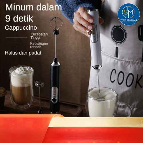 Jual Alat Pengocok Telur Dan Pembuih Kopi & Susu Elektrik 3 Kepala ...