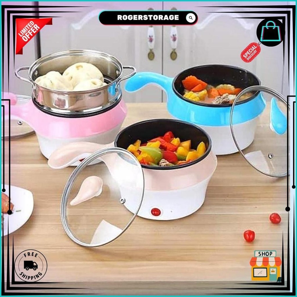 Jual Panci Listrik Elektrik Cooker Stainless Steel Teflon Cooking Pot ...