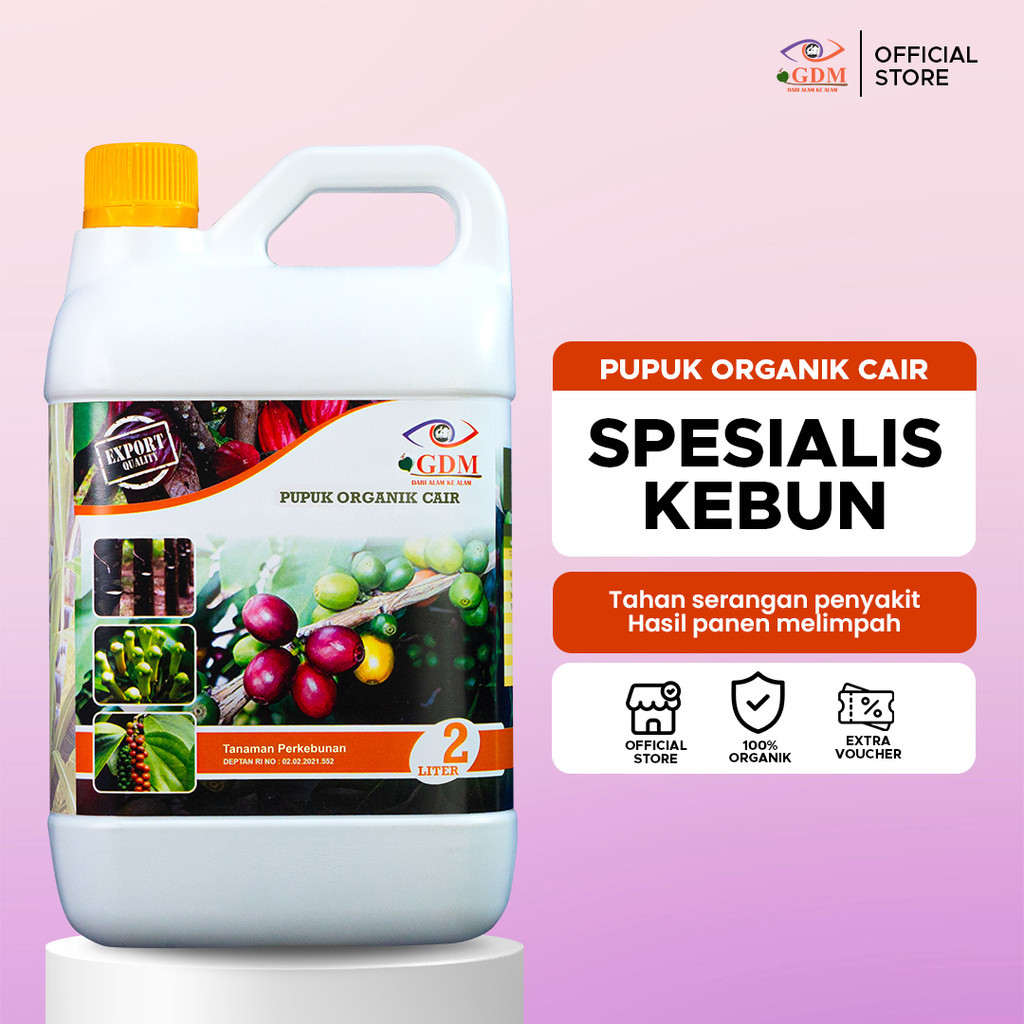 Jual GDM Pupuk Organik Untuk Perkebunan 5 Liter | Shopee Indonesia