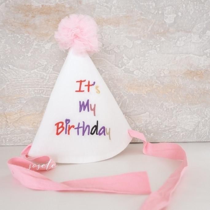 Jual Littlesosete - It's My Birthday Hat - Topi Anak Ulang Tahun ...