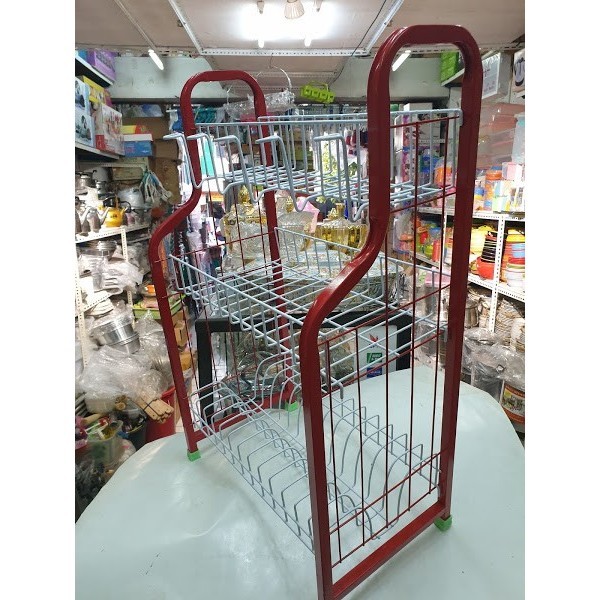 Jual Rak Piring Susun 3 Besi Kokoh & Kuat - King Master | Shopee Indonesia