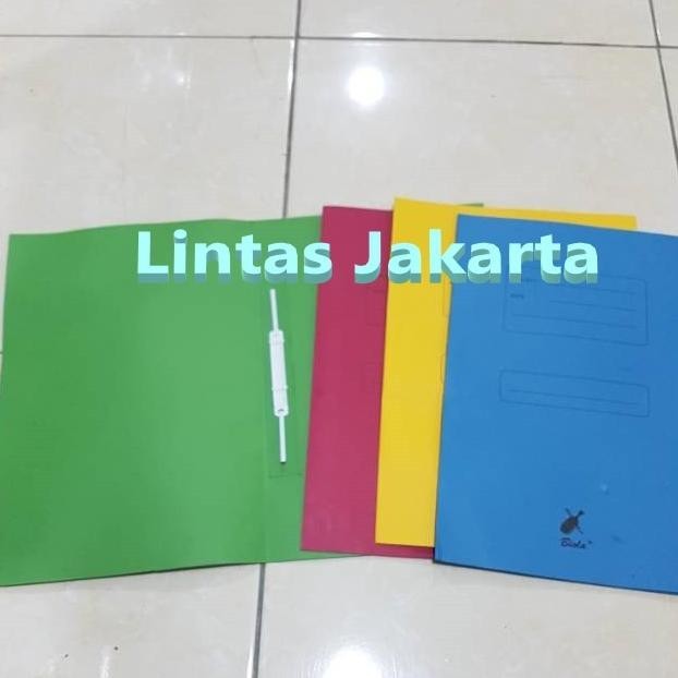 Jual promoo baru map kertas / map karton dengan acco ( penjepit ) / map ...