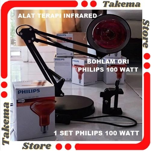 Jual Lampu Terapi Infrared Philips Infra Red Infra Merah Infraphil ...