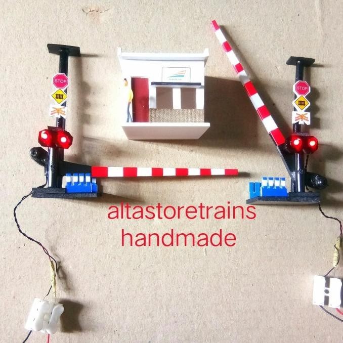 Jual Miniatur Palang Pintu Kereta Api Dan Pos Penjaga Risti Mart ...
