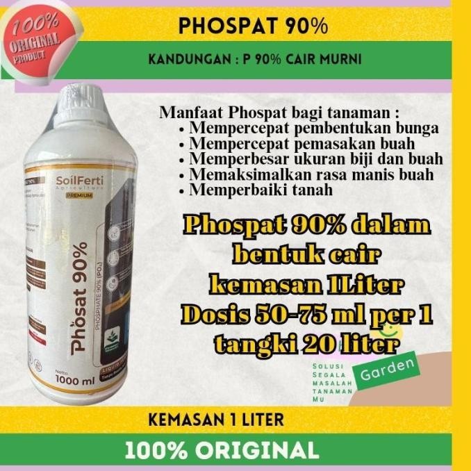 Jual BEBAS ONGKIR - Phospat 90% Kemasan 1 Liter | Pupuk Cair Kandungan ...