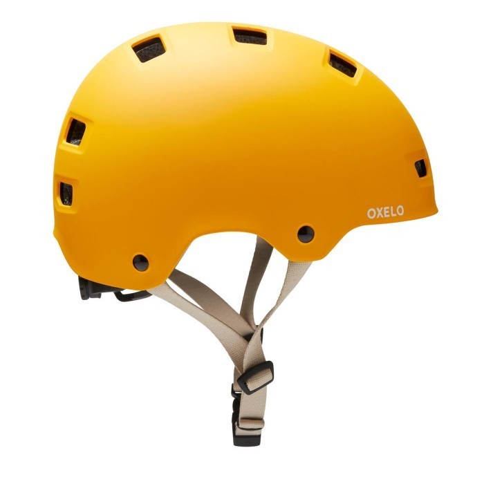 Jual Helm Skateboard Iinline Skate Scooter MTB BMX Helmet MF500 Yellow ...