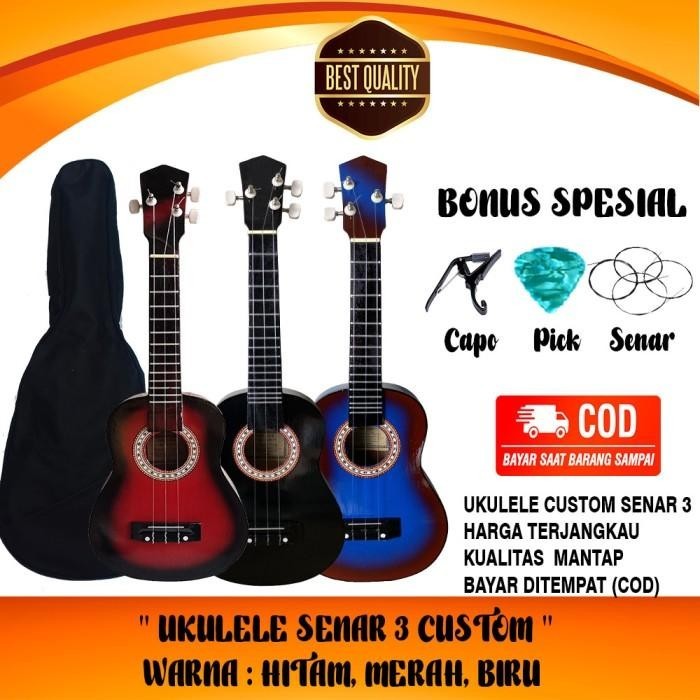 Jual Super Brand Day Terbaru Ukulele Senar 3 GARANSI 100% RUSAK KAMI ...