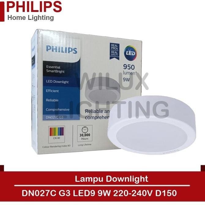 Jual PHILIPS Downlight DN027C G3 LED9 - 9W | Shopee Indonesia