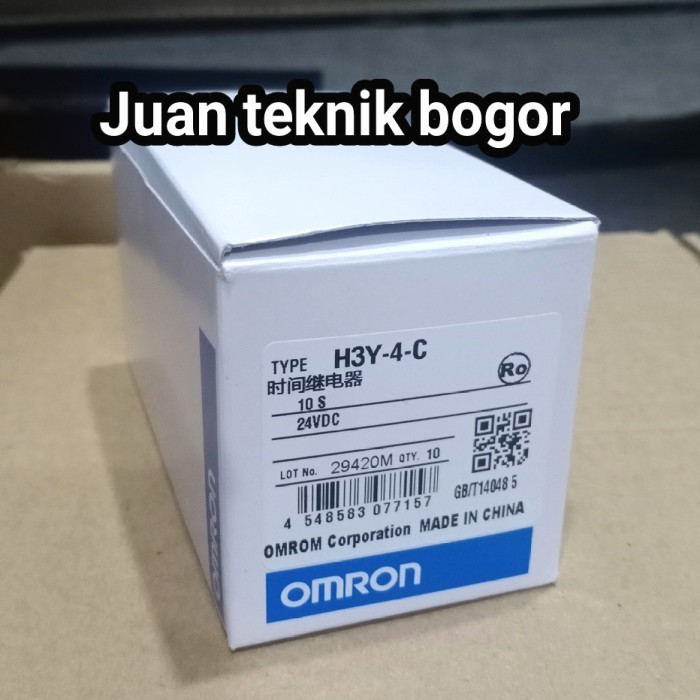 Jual H3Y-4-C Timer 30S Omron + Socket Pyf14A-E H3Y 4 C H3Y4C H3Y 2 ...