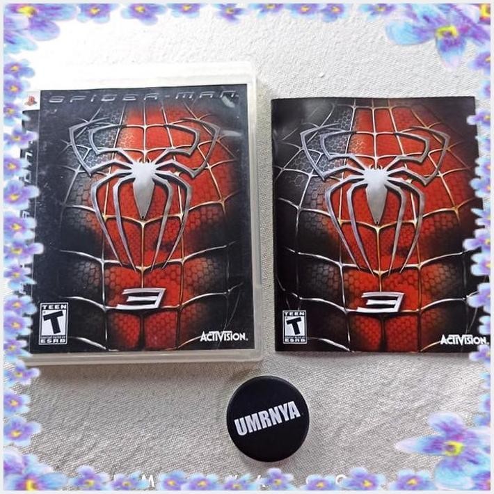 Jual [UMR] BOX & MANUAL ONLY, KASET SPIDERMAN 3 SPIDER MAN PS3 CD GAME ...