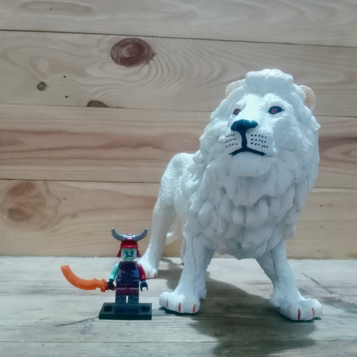 Jual TOP big jumbo figure lion king singa white lion simba zoo animal ...