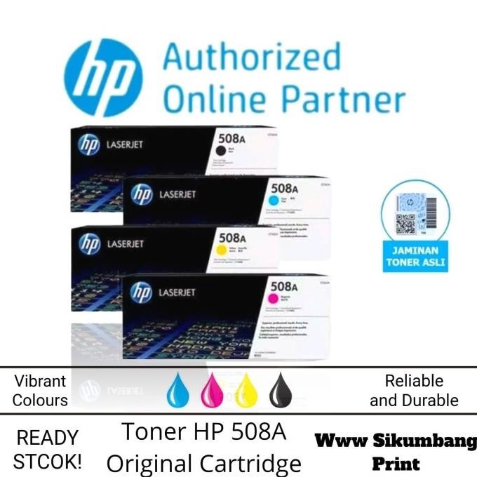 Jual Toner Hp Laserjet 508A Black Color Original Cartridge Kualitas ...