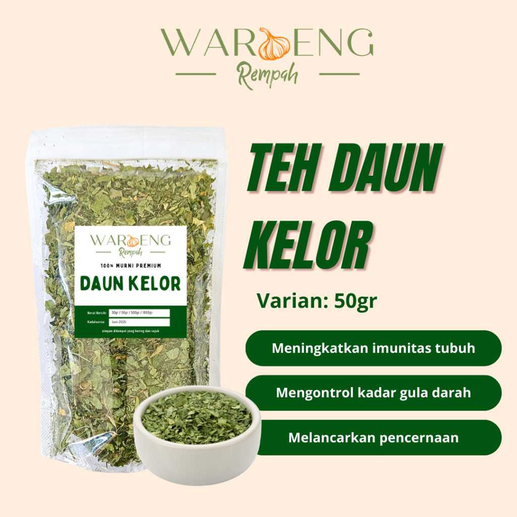 Jual Teh Daun Kelor - Moringa Tea / Waroeng Rempah Murah | Shopee Indonesia