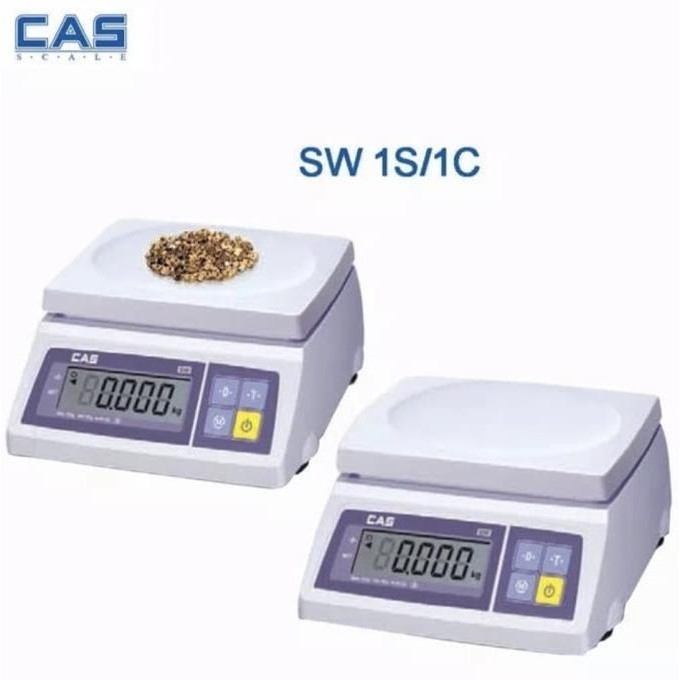 Jual [Best Quality] Timbangan Dapur, Meja / Timbangan Digital Merk Cas Sw-1S 3Kg-30Kg | Shopee ...