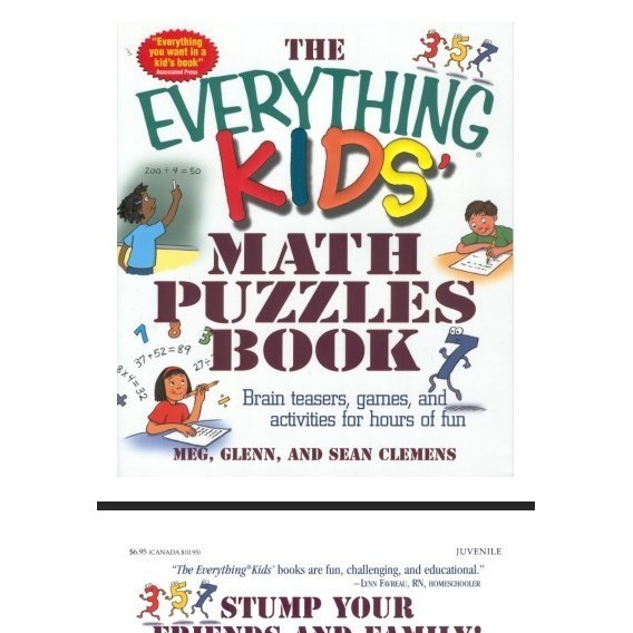 Jual The Everything Kids' Math Puzzles Book- Brain Teasers, Games, and ...