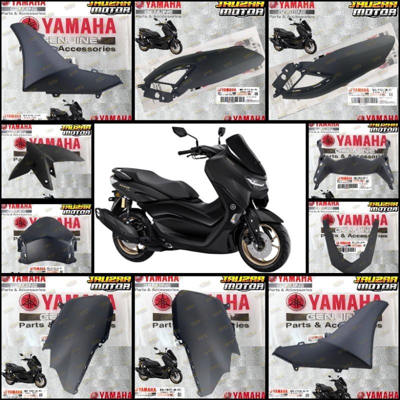 Jual COVER BODY HALUS FULL ALL NEW NMAX HITAM DOFF 2020 ORIGINAL YAMAHA ...