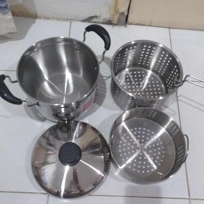 Jual [New] Terbaru Panci Kukus + Goreng Multifungsi Golden Flying Fish ...