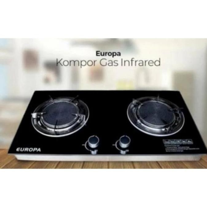 Jual [New] Eropa Kompor Tanam 2 Tungku Infra Red Europa Kompor Kaca ...