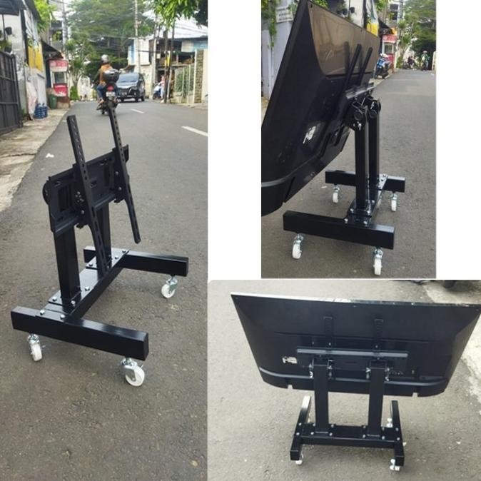 Jual [Ready Stock] Stand Tv Roda Panggung Bracket Tv Floor Stand 32 ...