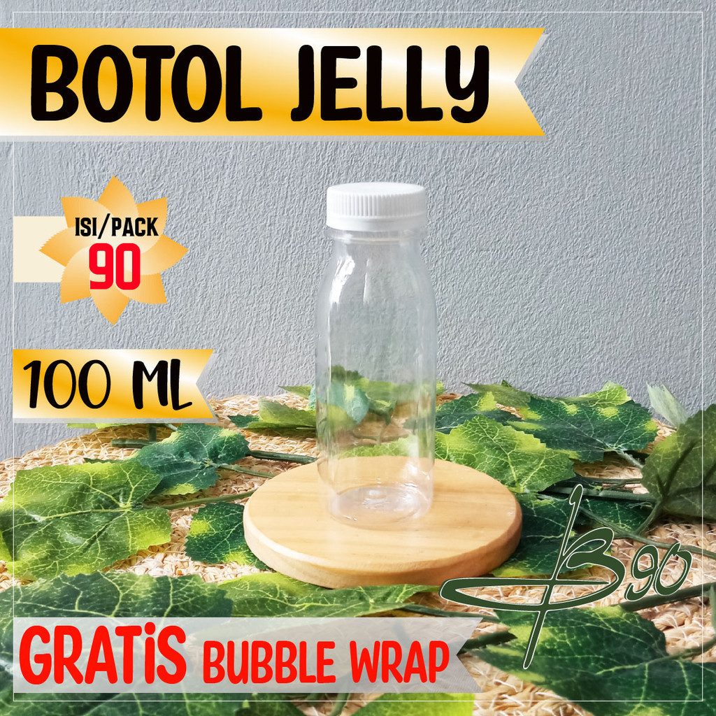 Jual Botol Jelly 100 ml Botol 12gr Plastik 20pcs | Shopee Indonesia
