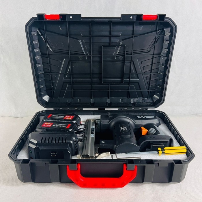 Jual Mesin Paku Tembak APR JAPAN Staples Baterai Cordless Nail Gun Nailer K02 | Shopee Indonesia