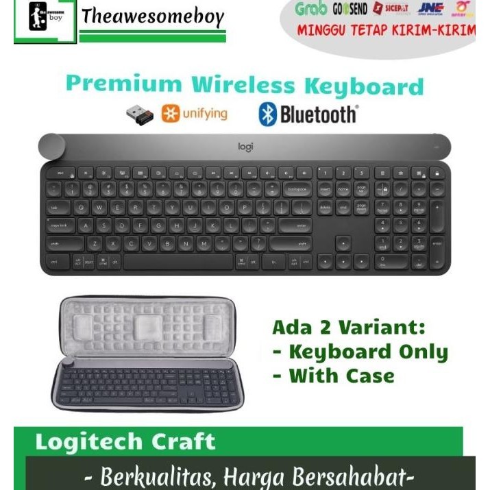 Jual Logitech Craft Wireless Keyboard Intelligent Control Adobe ...