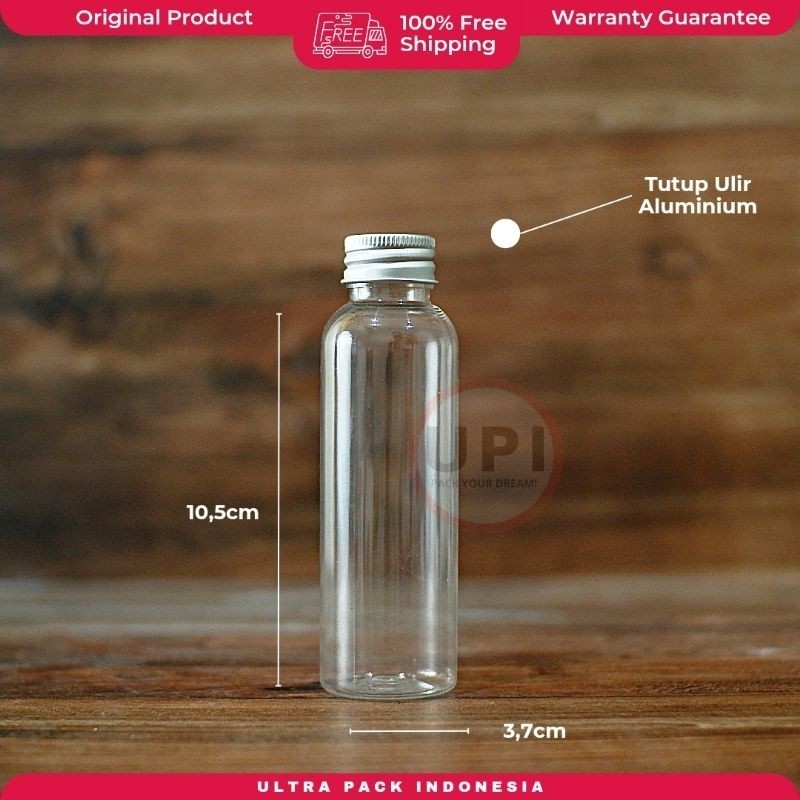 Jual KEMASAN MINUMAN BOTOL FOOD GRADE - BOTOL PET BR 100ML CLEAR ...