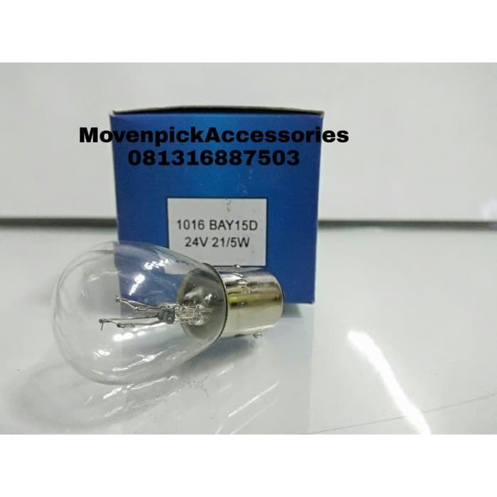 Jual BOHLAM 2790 S25 BAY15D DOUBLE BESAR 24V 21/5W (1 BOX-ISI 10PCS) | Shopee Indonesia