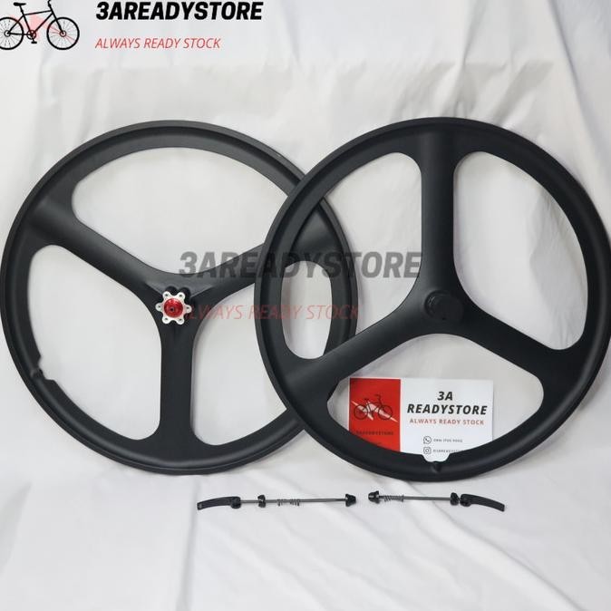 Jual Velg Or Wheelset Racing Sepeda Alloy 26 Inch Warna Full Black ...