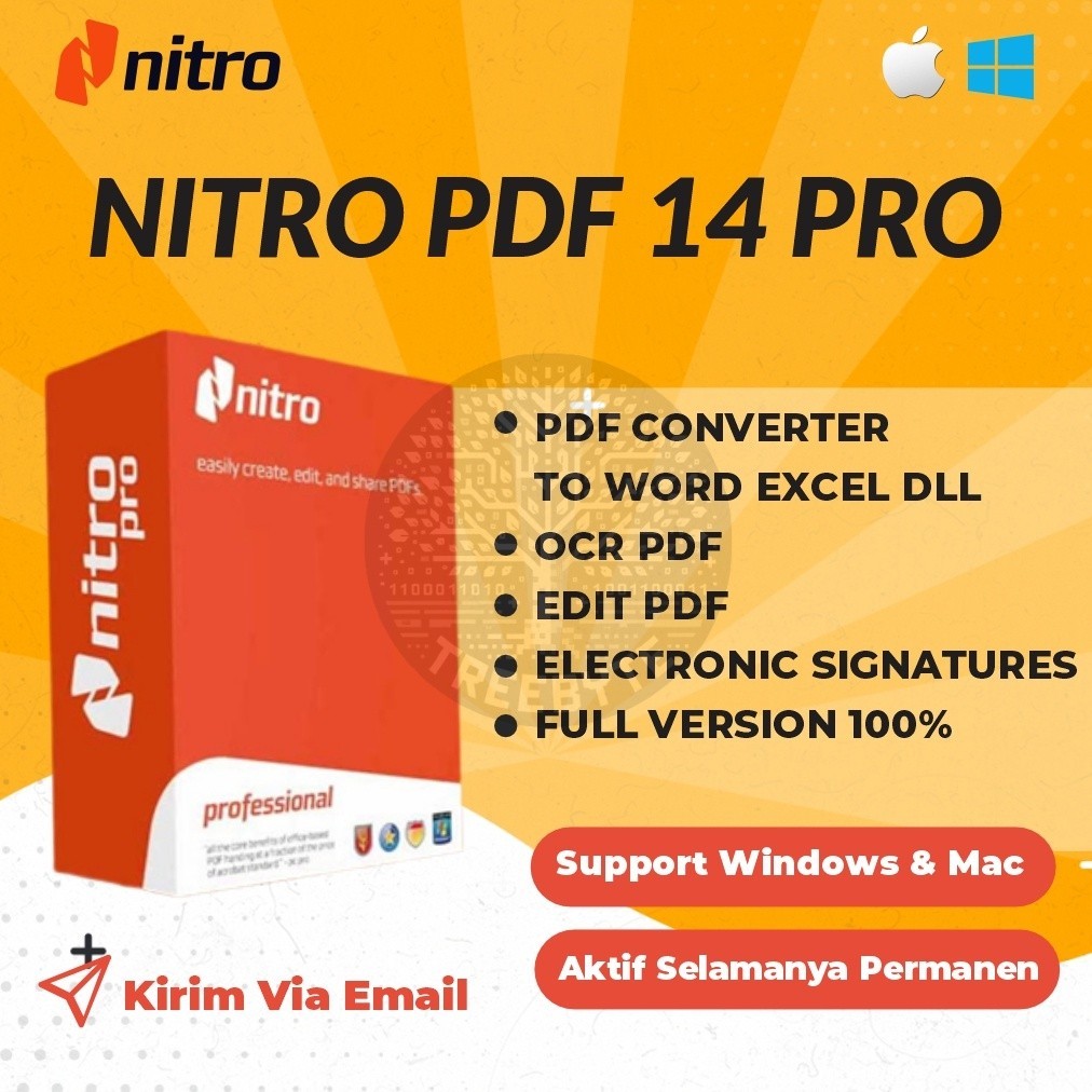 Jual [Win Mac] Nitro 14 PDF Pro - Solusi Pengeditan PDF Canggih Converter Edit Gabung Pisah ...