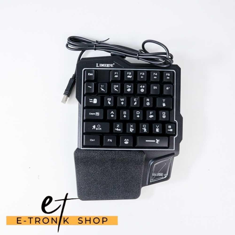 Jual OWLTECH LIMEIDE Single Hand Gaming Keyboard RGB 35 Keys Wired ...